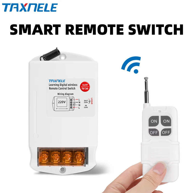 220V 380V Water Pump Wireless Industrial Remote Control Switch Intelligent High power household ...