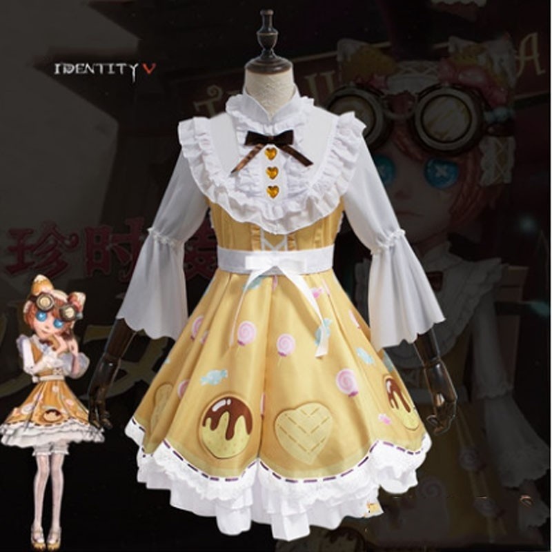 Identity V Cosplay Costume Set Tracy Reznik Lolita Dress Halloween Top ...
