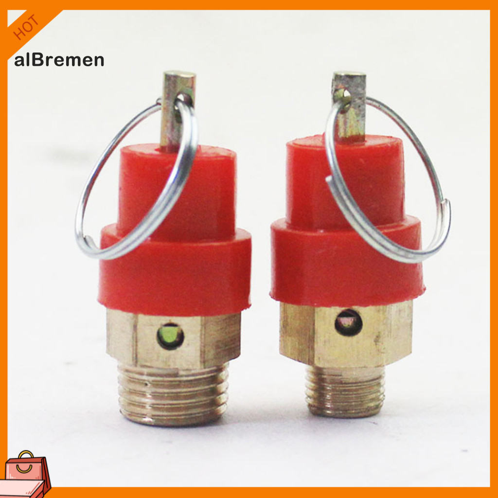 (New) Air Compressor Safety Valve Male Thread Pull Ring Air Compressor ...