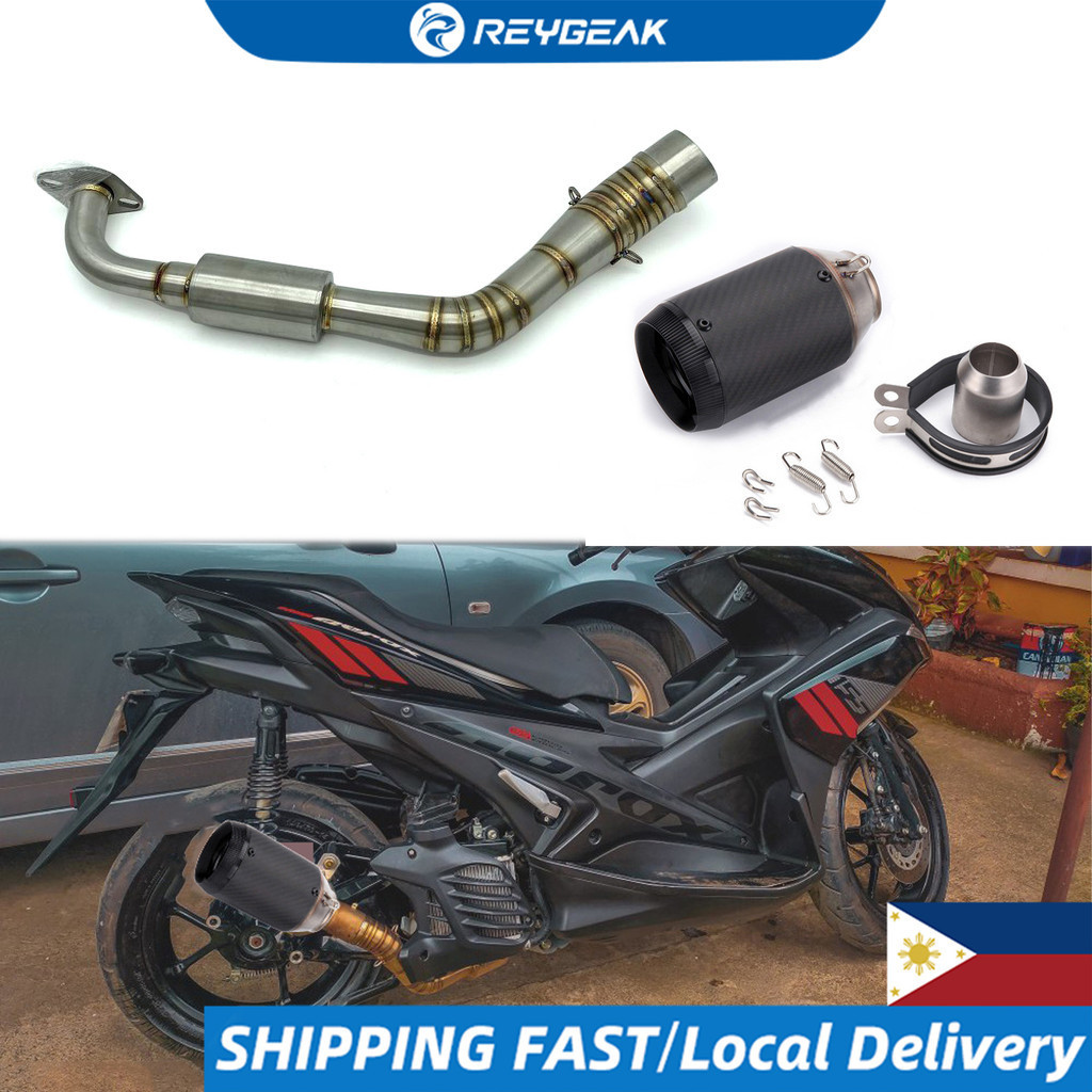 REYGEAK 51mm Big Elbow Exhaust For Akrapovic Yamaha Aerox V2 V1 155 ...