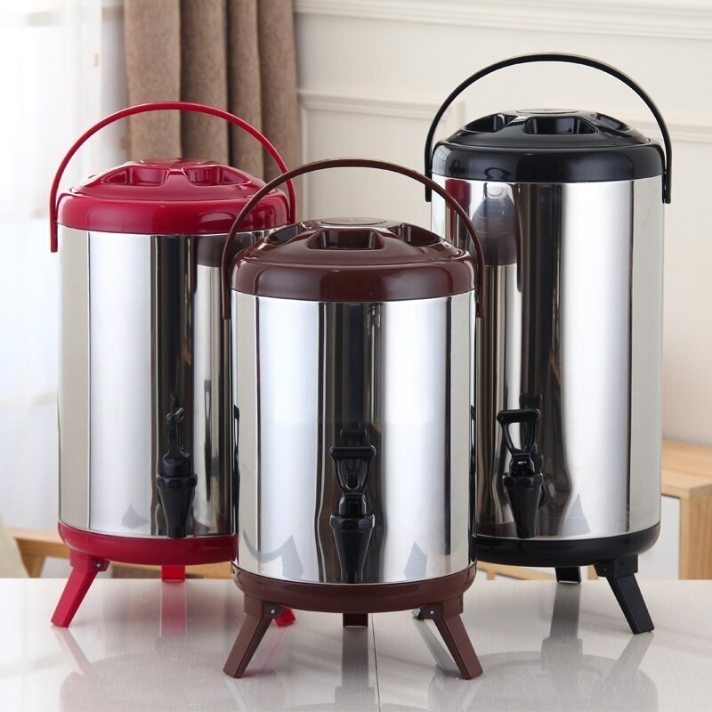 TERMOS Milk Tea Bucket Stainless Steel Water Thermos Dispenser With ...