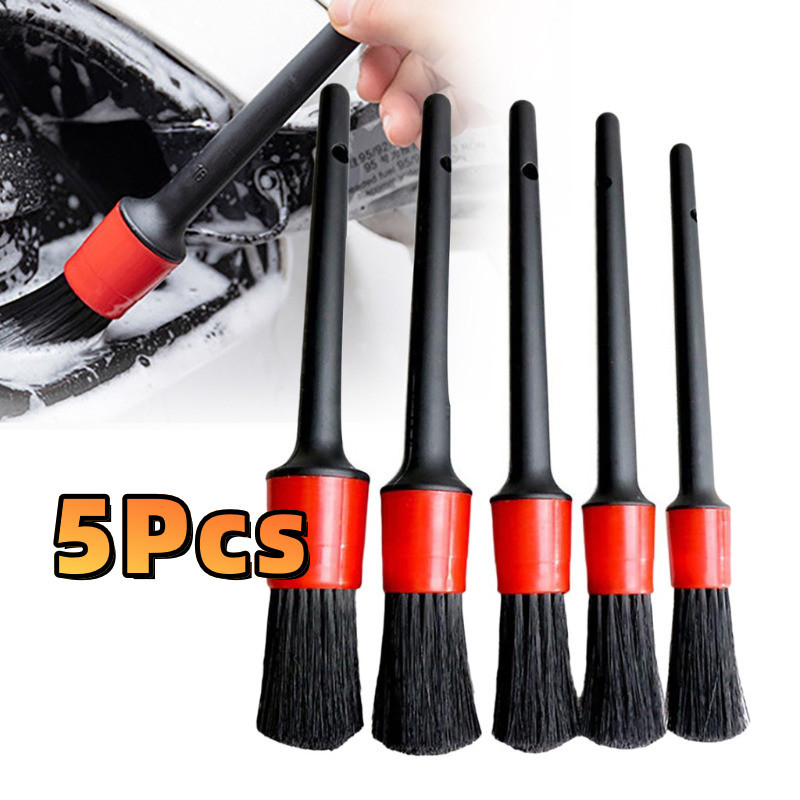 Car Auto Detailing Brush Set Auto Detailing Brushes Cleaner Car Detailing Brushes Exterior Car