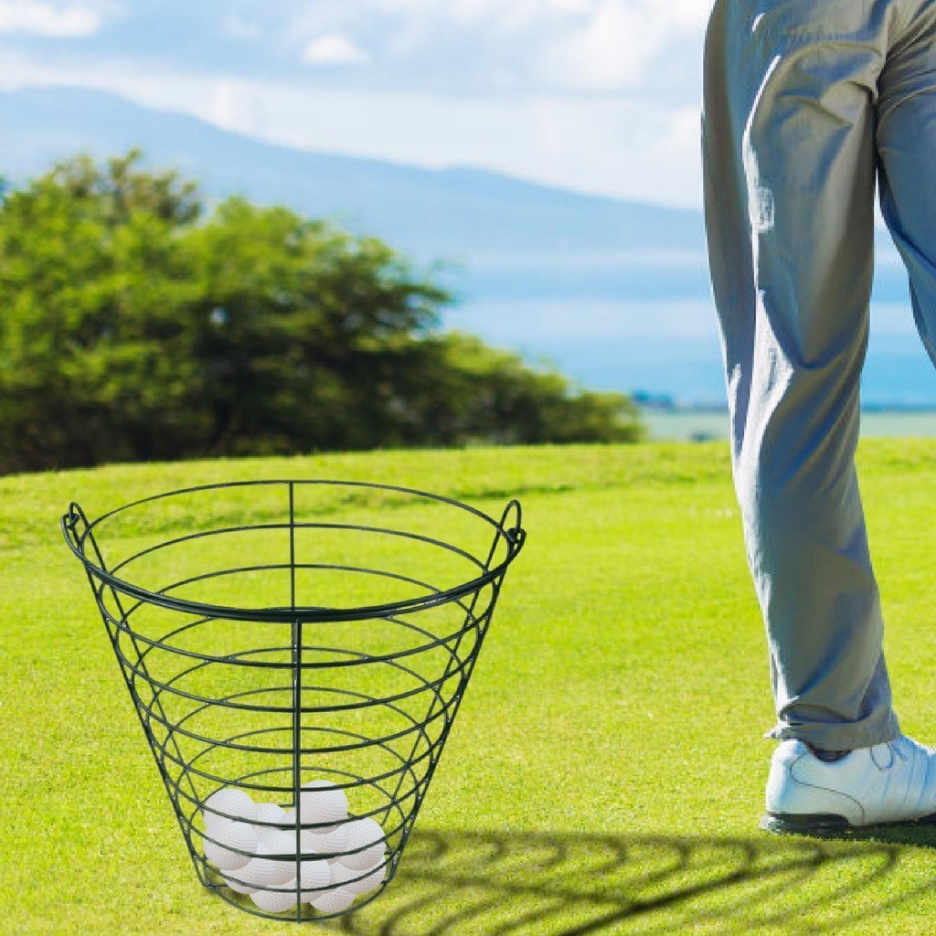 [sxkgeqs] Metal Golf Ball Basket Golf Ball Bucket for Golf Courses ...