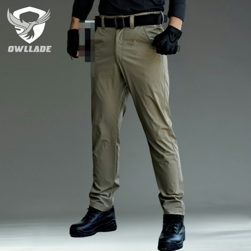 OWLLADE Tactical Cargo Pants for Men JTLR in Khaki A01 | Shopee Malaysia