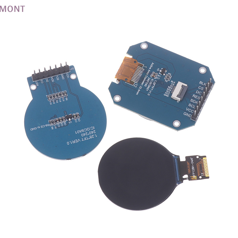 [MONT] 1.28 Inch Round Screen TFT Module 240x240 HD IPS Full Viewing ...