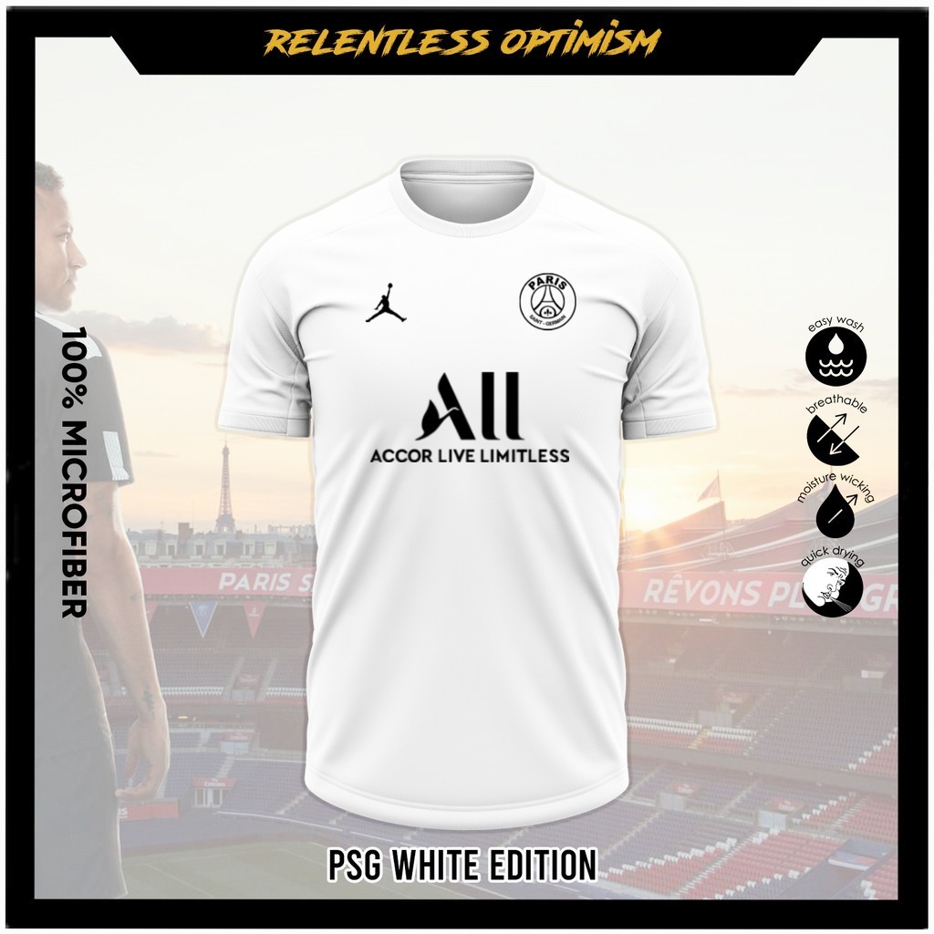 PSG Jersey Paris Saint Germain Jersi PSG Football Jersey | White ...