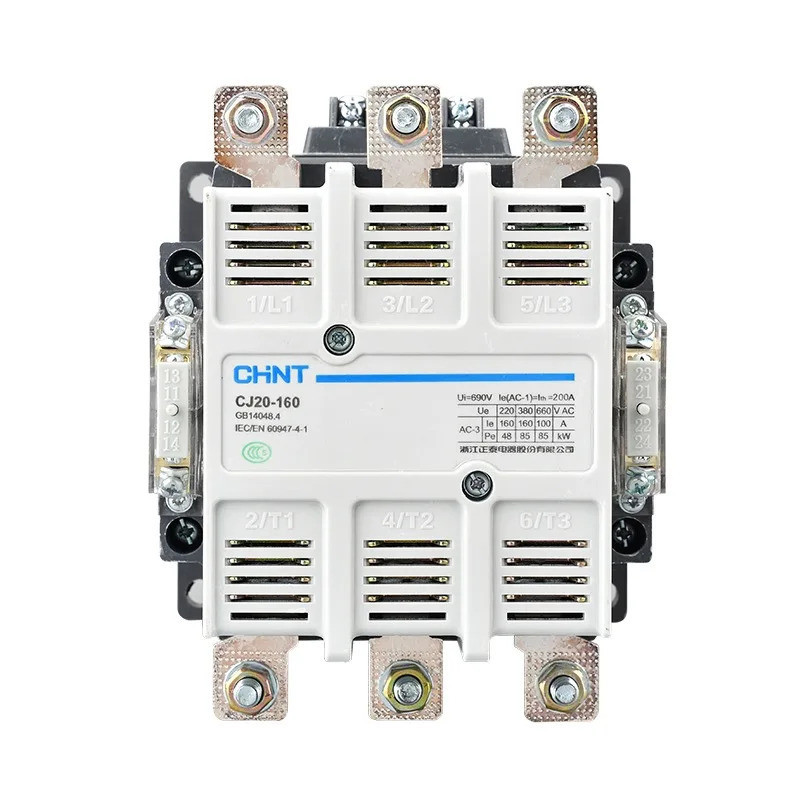 CHINT CJ20-63 CJ20-100 CJ20-160 CJ20-250 CJ20-400 AC 220V 380V 63A 100A 160A 250A 630A Electric ...