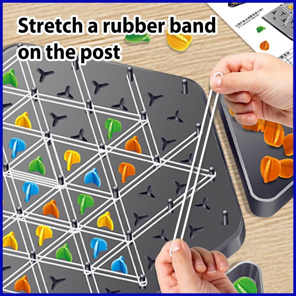 Chess Board Game Triangle Multiplayer Chess Games Portable Travel Board ...