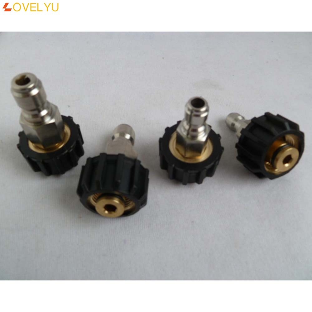 LOVELYU| 1/4 3/8 inch Quick Connect Male to M22 14 15 mm Female ...