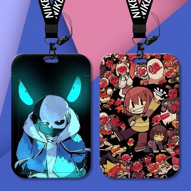 Undertale Boy Name Tag Student Pick-up Card Campus Card School Card ...