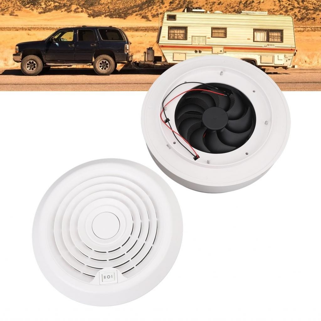 Sudi RV Roof Vent Fan Trailer Ventilation Ceiling 4W Anti Aging 5000rpm ...