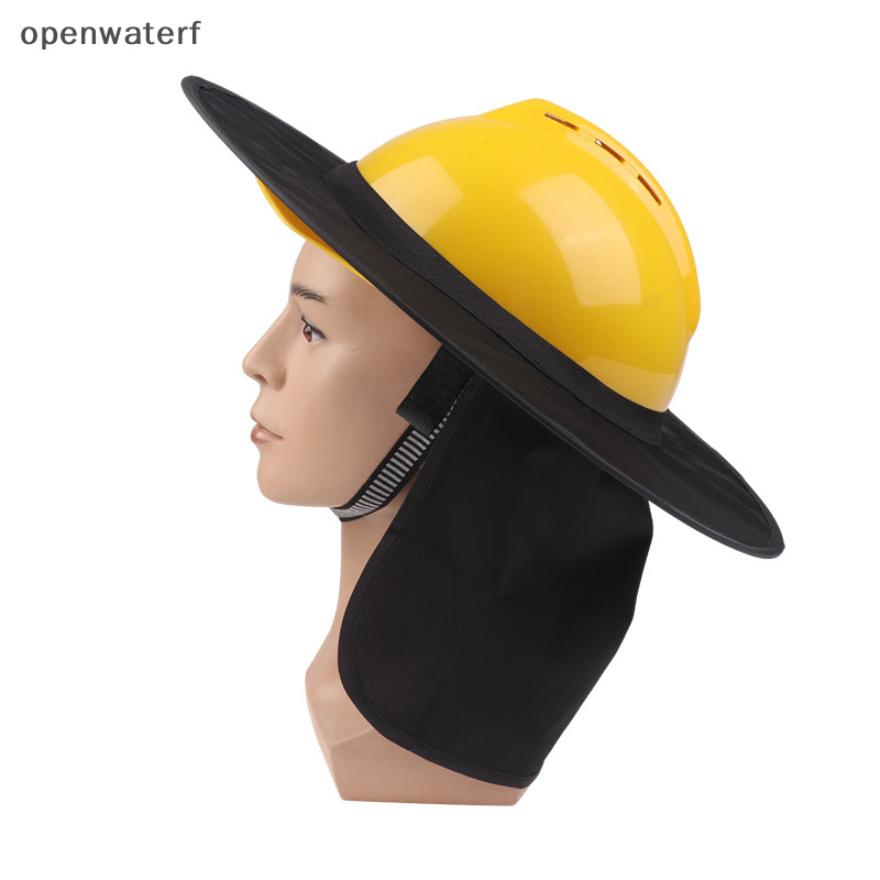 [openwaterf] Summer Sun Shade Safety Helmet Neck Shield Helmets Hard ...