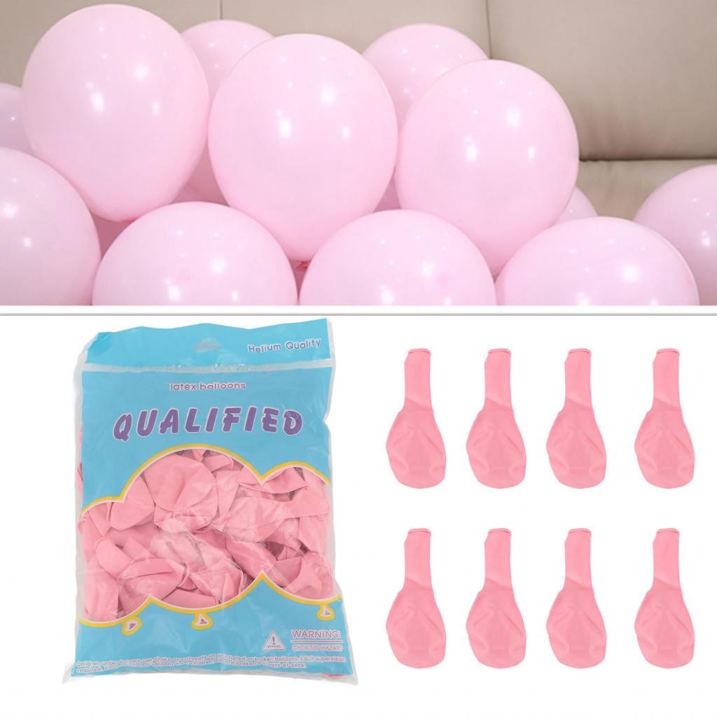 Bmai Macaron Party Balloons 100 Pack 10 Inch Pastel in Bright Colors ...