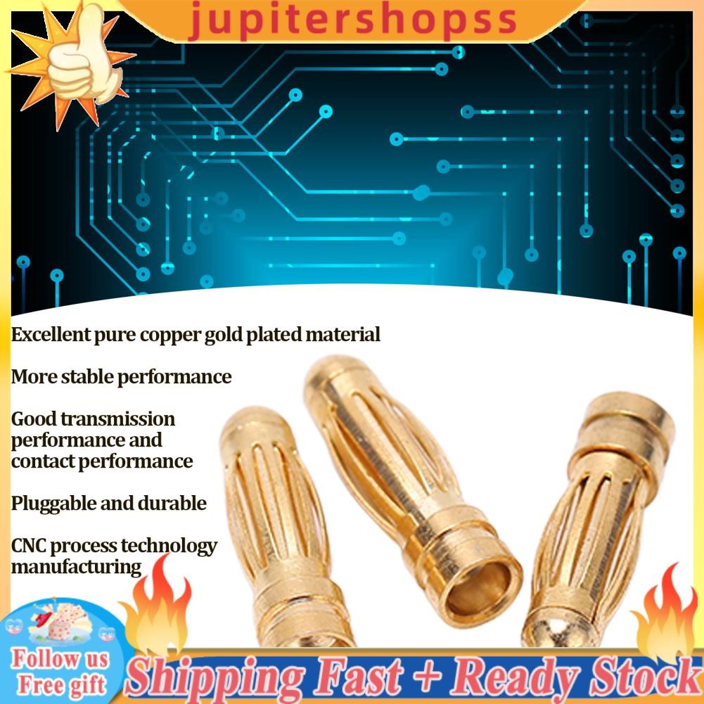 Jupitershopss Metal Connector Plugs Pure Copper Stable Banana Plug ...