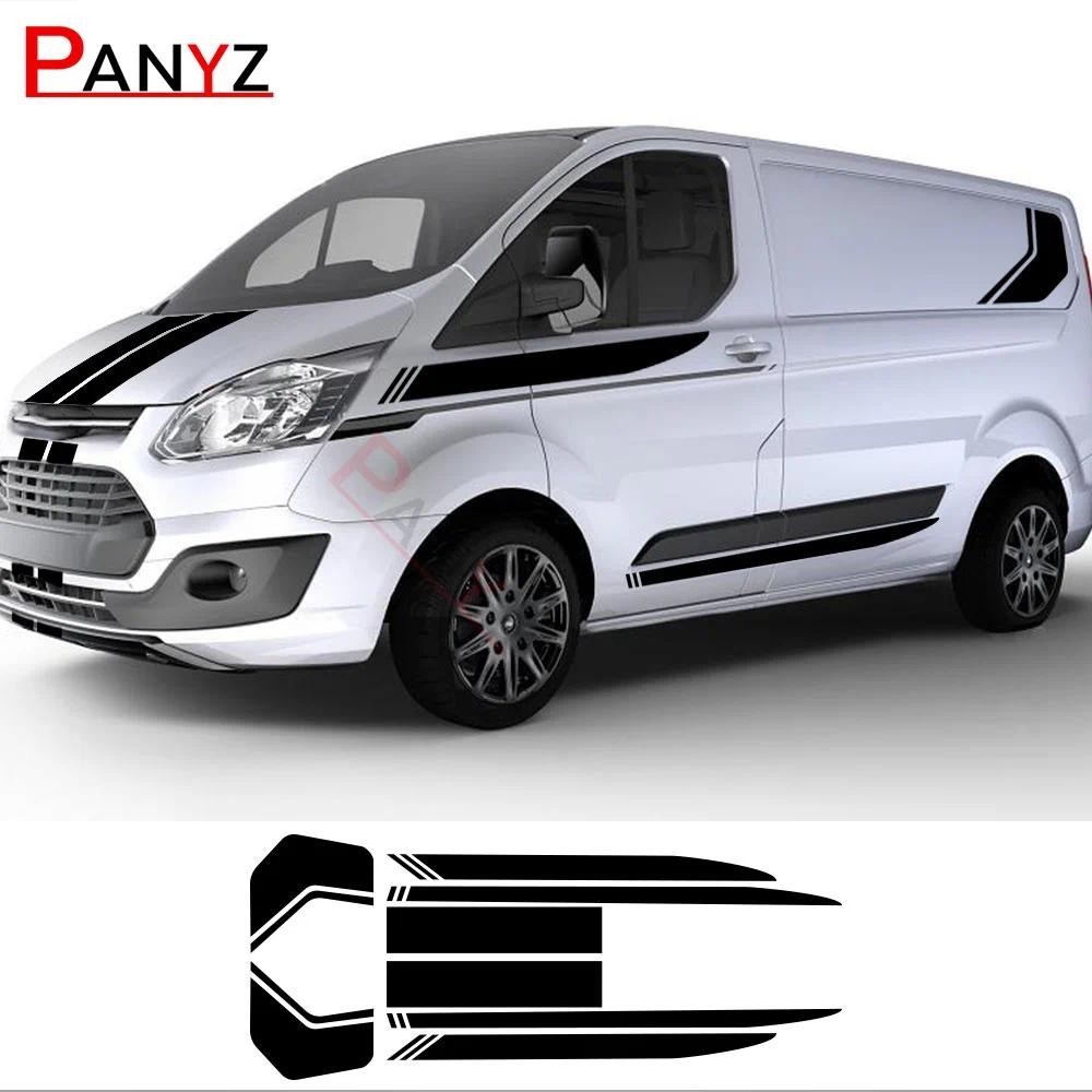 8Pcs/Lot Car Stickers For Ford Transit Tourneo Custom MK7 MK8 MK9 Sport ...