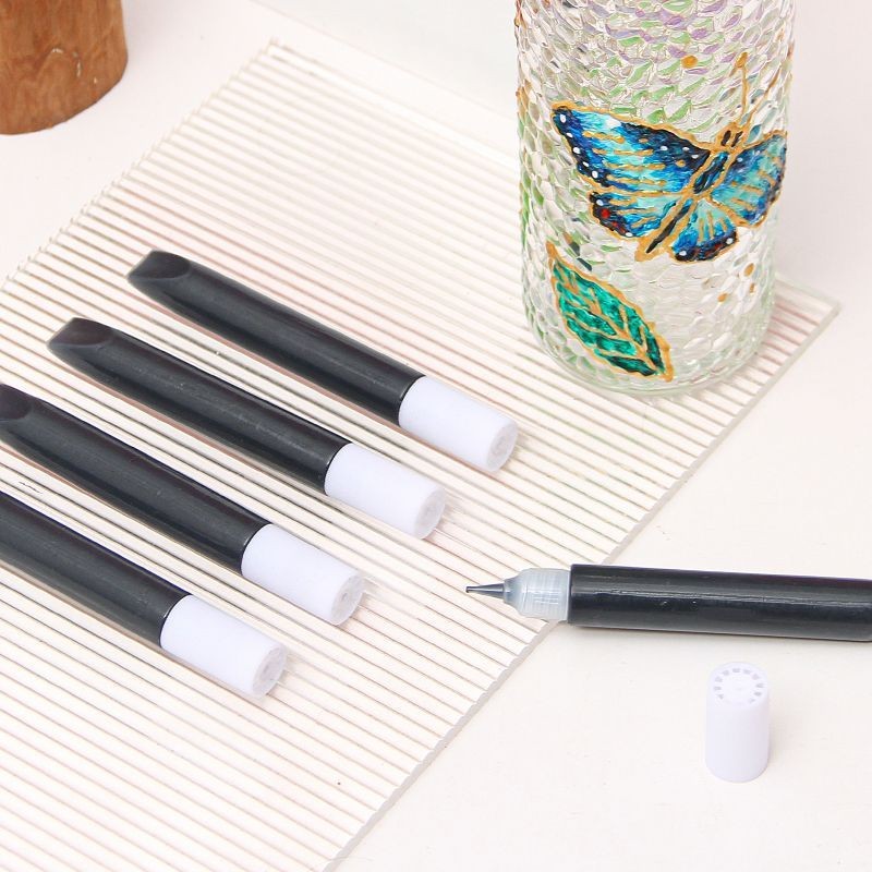 Acrylic glass 12 color pigment strip painted Handmade diy Waterproof ...