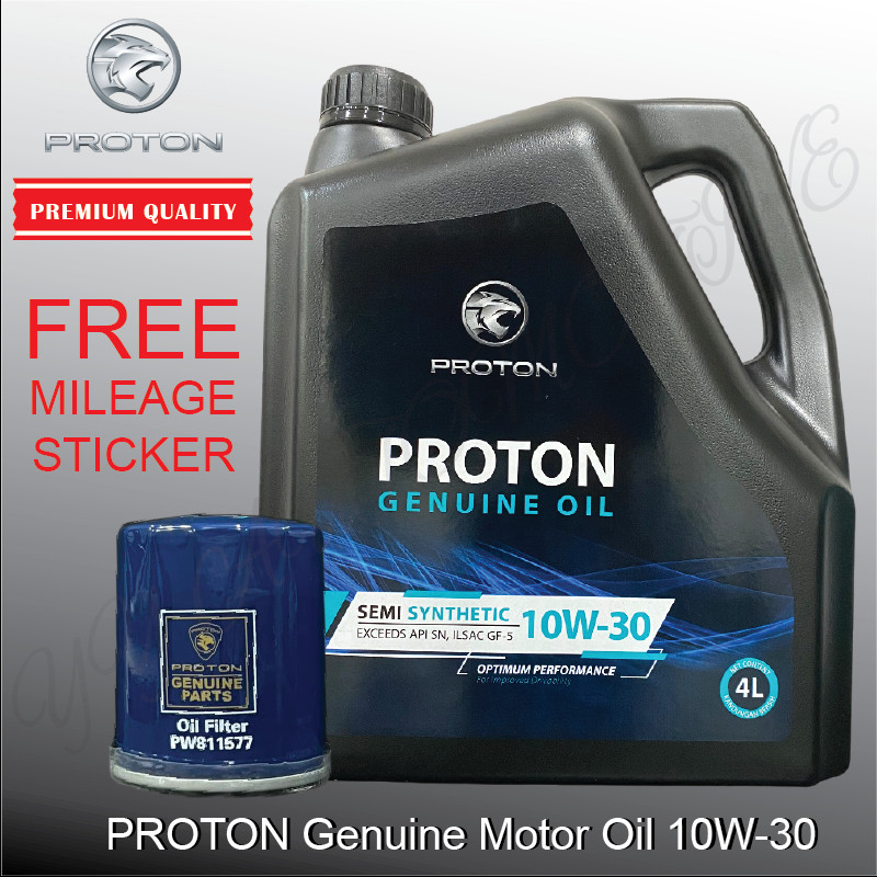 NEW ORI PROTON SEMI 10W30 4L X50 X70 SAGA PERSONA VVT BLM FLX IRIZ ...