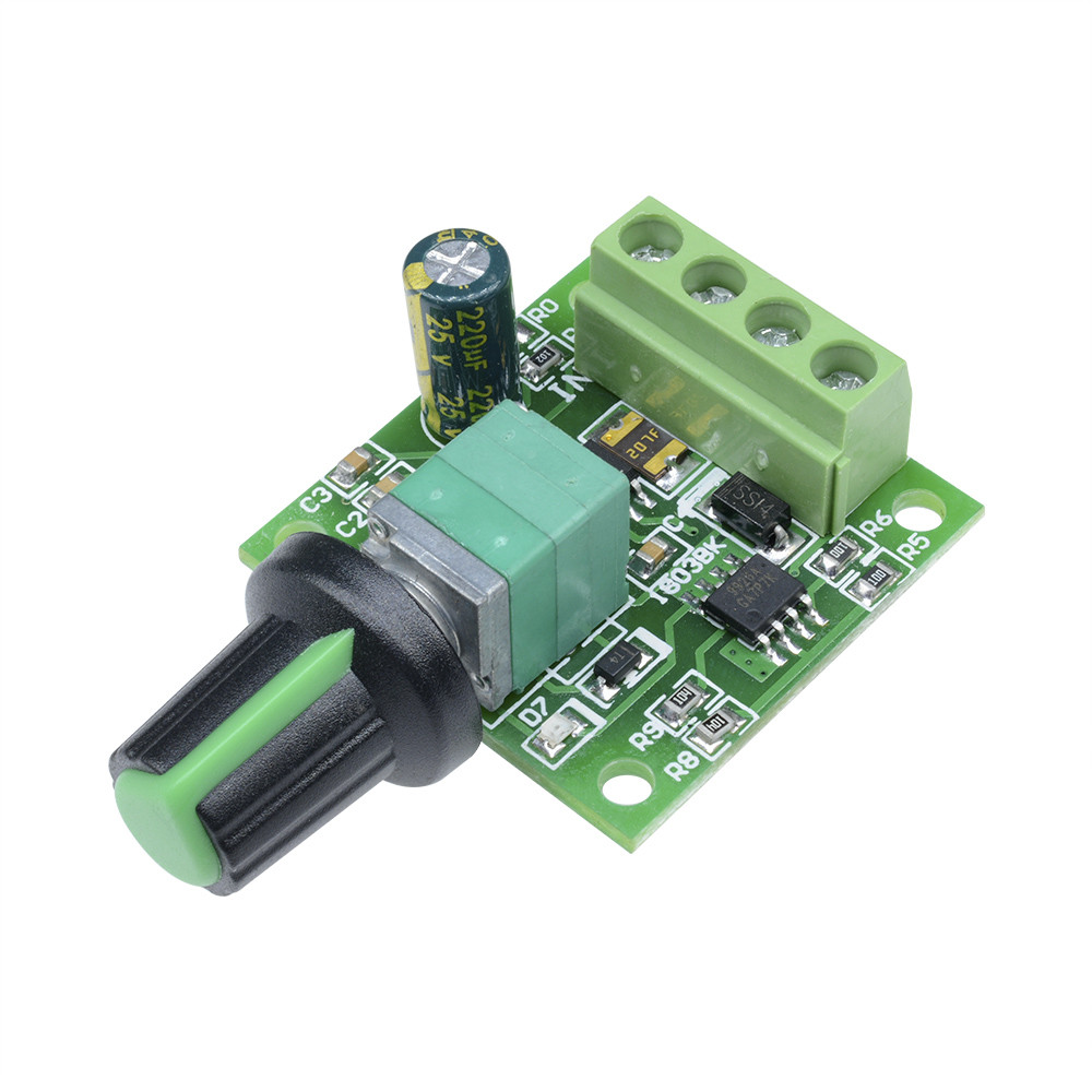 DC 1.8-15V 2A Mini PWM Motor Speed Controller 1.8V to 12V Low Voltage ...