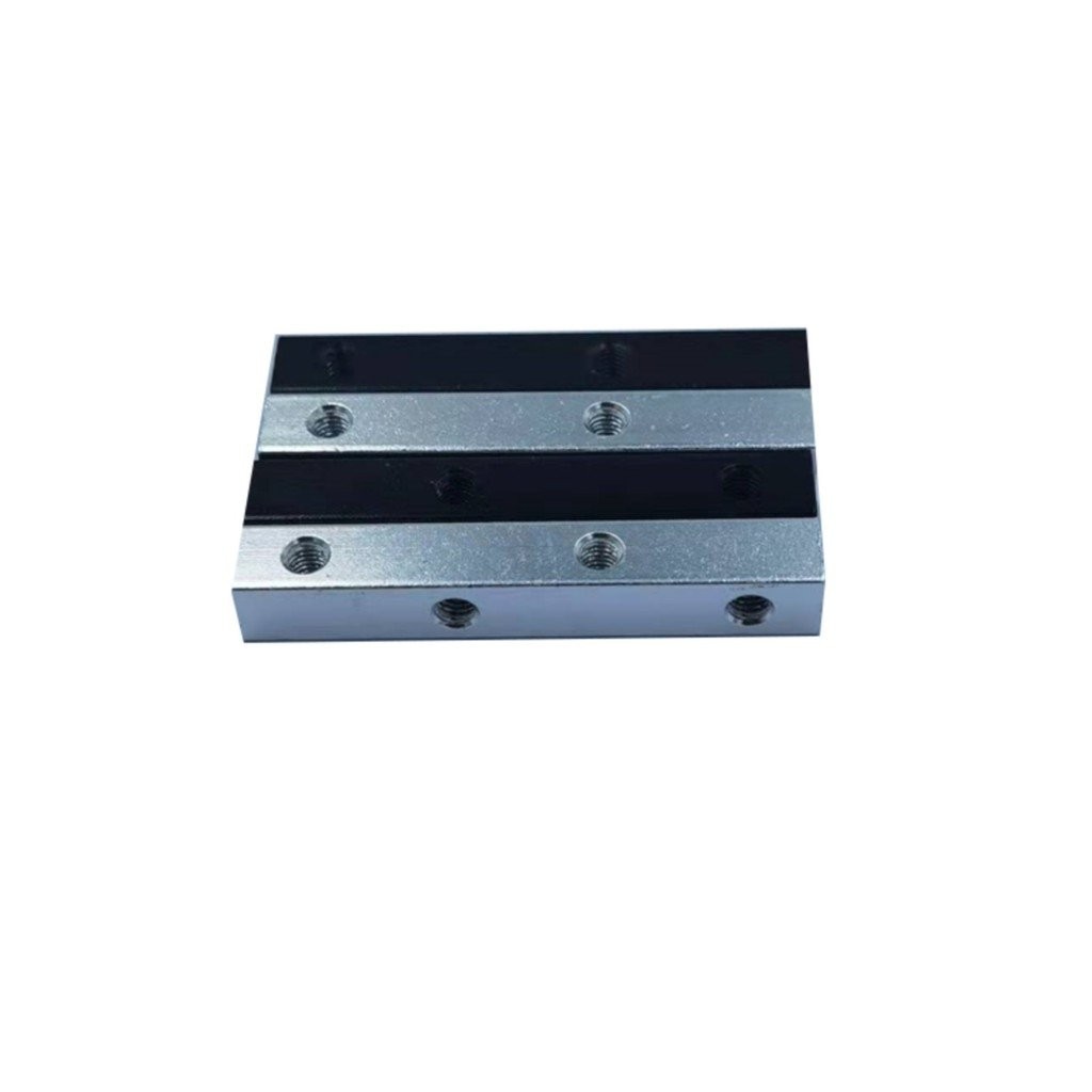 M4 Long Aluminum Strip Movable Joint Coupling 4 Holes M3 Aluminum Row ...