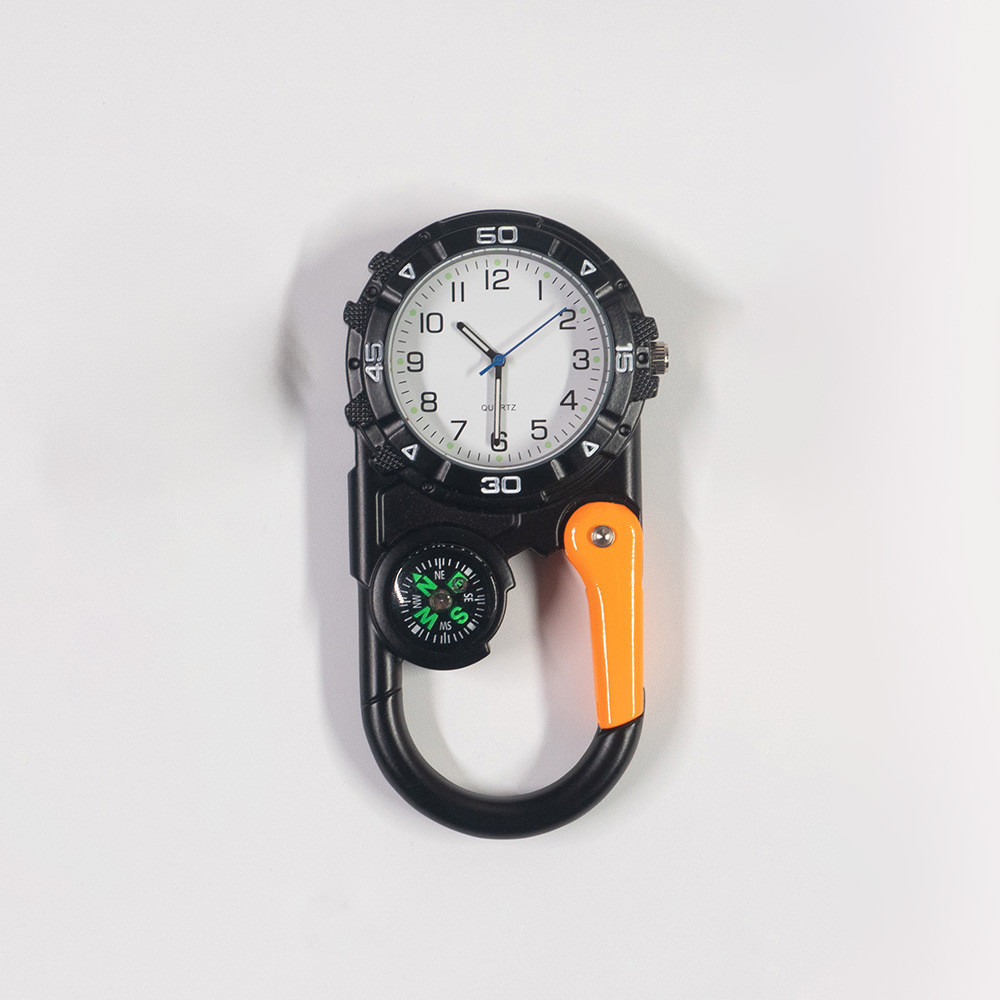 Carabiner Watch Sports Colorful Pocket Watch Outdoor Compass Buckle ...