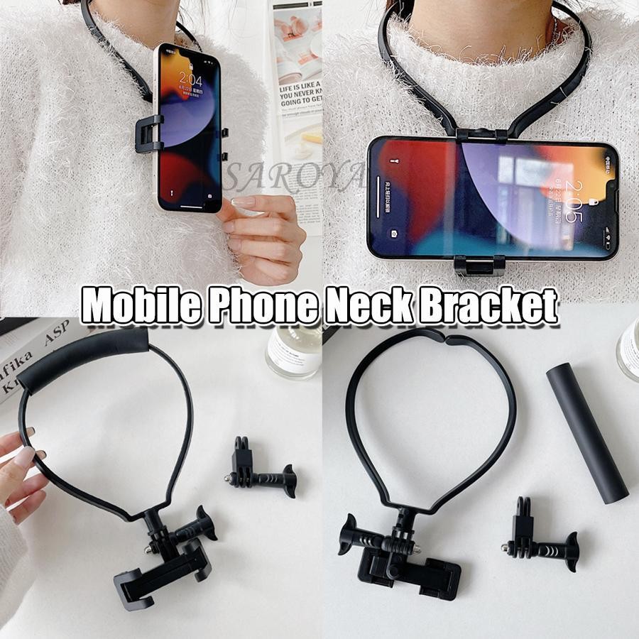 Neck Mount for Phones U shape Neck Holder Bracket Hands Free Wearable ...