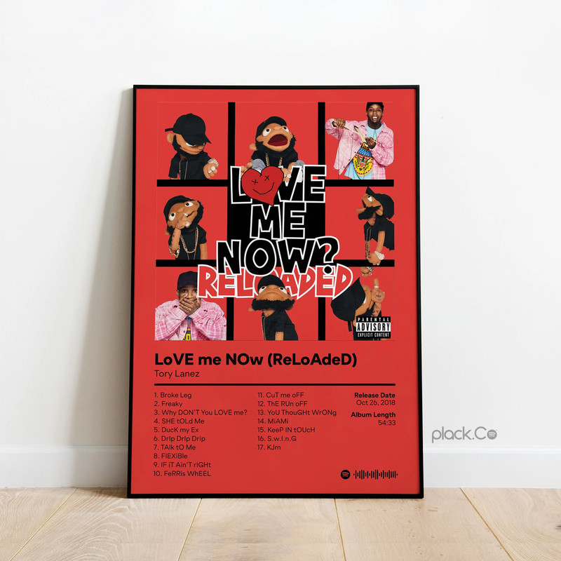 Tory Lanez - Alone At Prom Album Poster Album Cover Wall Art canvas ...