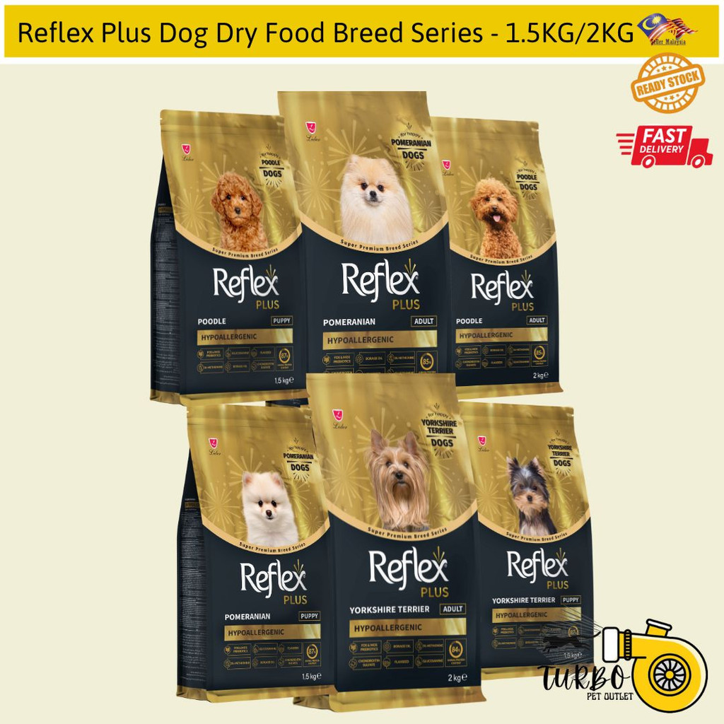 Reflex Plus Dog Dry Food Super Premium Breed Series - 1.5KG/2KG ...