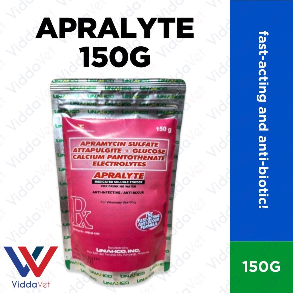 150g Apralyte Water Soluble Animal Diarrhea Treatment | Shopee Malaysia