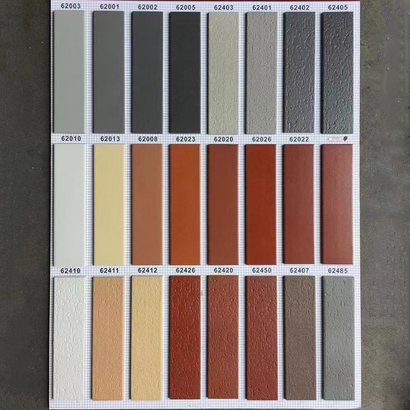 60*240 Jubin Belah Berus Badan Penuh / Beige Merah Kelabu Putih Tiga ...