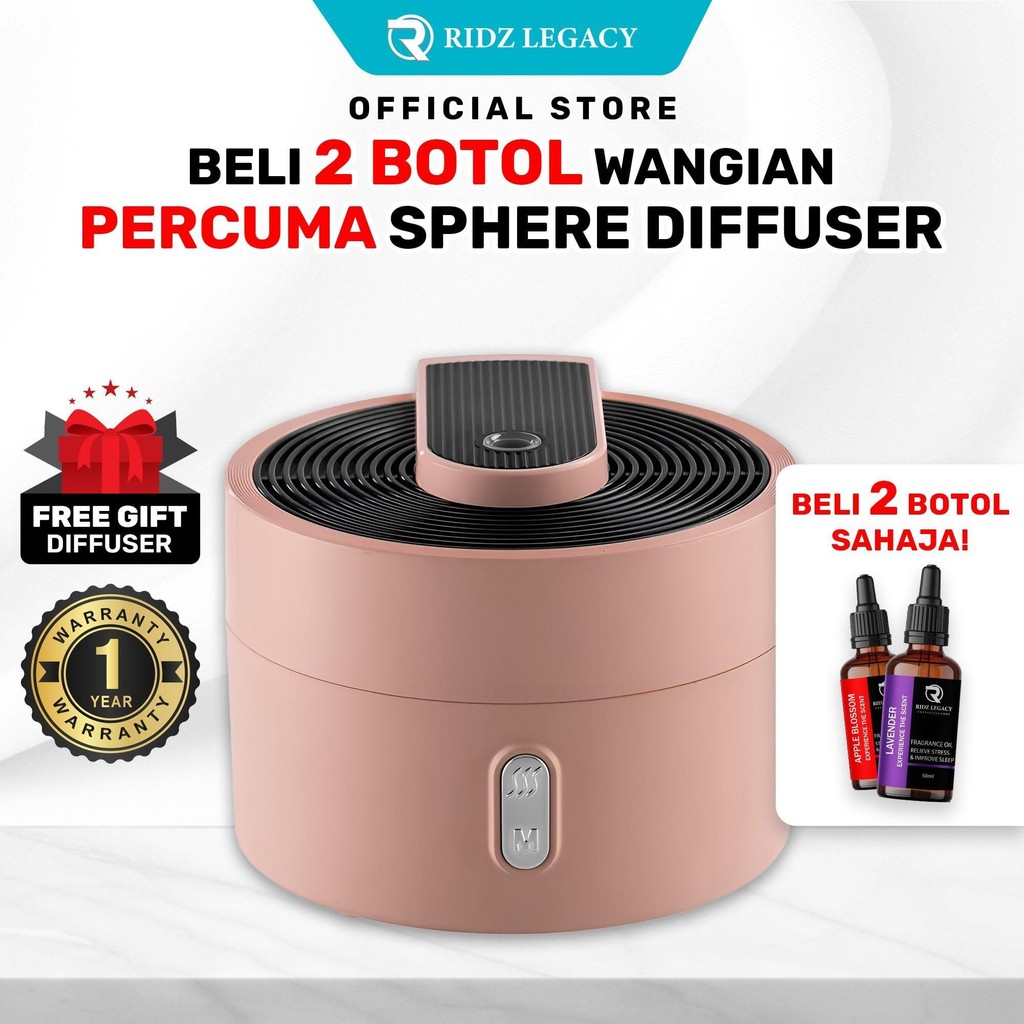 Ridz Beli 2 Wangian Percuma Sphere Diffuser Pink Rumah Mewangi Aromaterapi | Shopee Malaysia