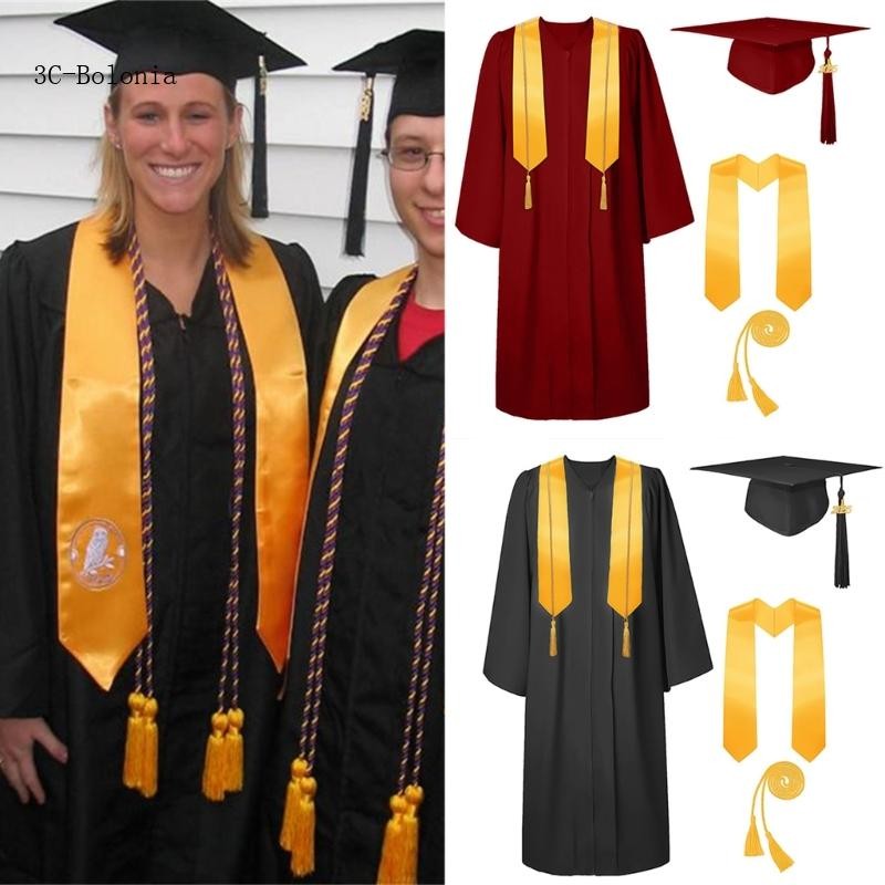 BO Graduation Caps and Gown 2025 Set with Tassels Honors Cord ...