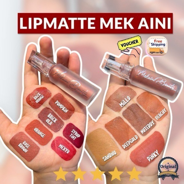 LIPMATTE MEK AINI, WHITENING SPRAY, ACNE SOAP & LIPMATTE MEK NURAINI ...