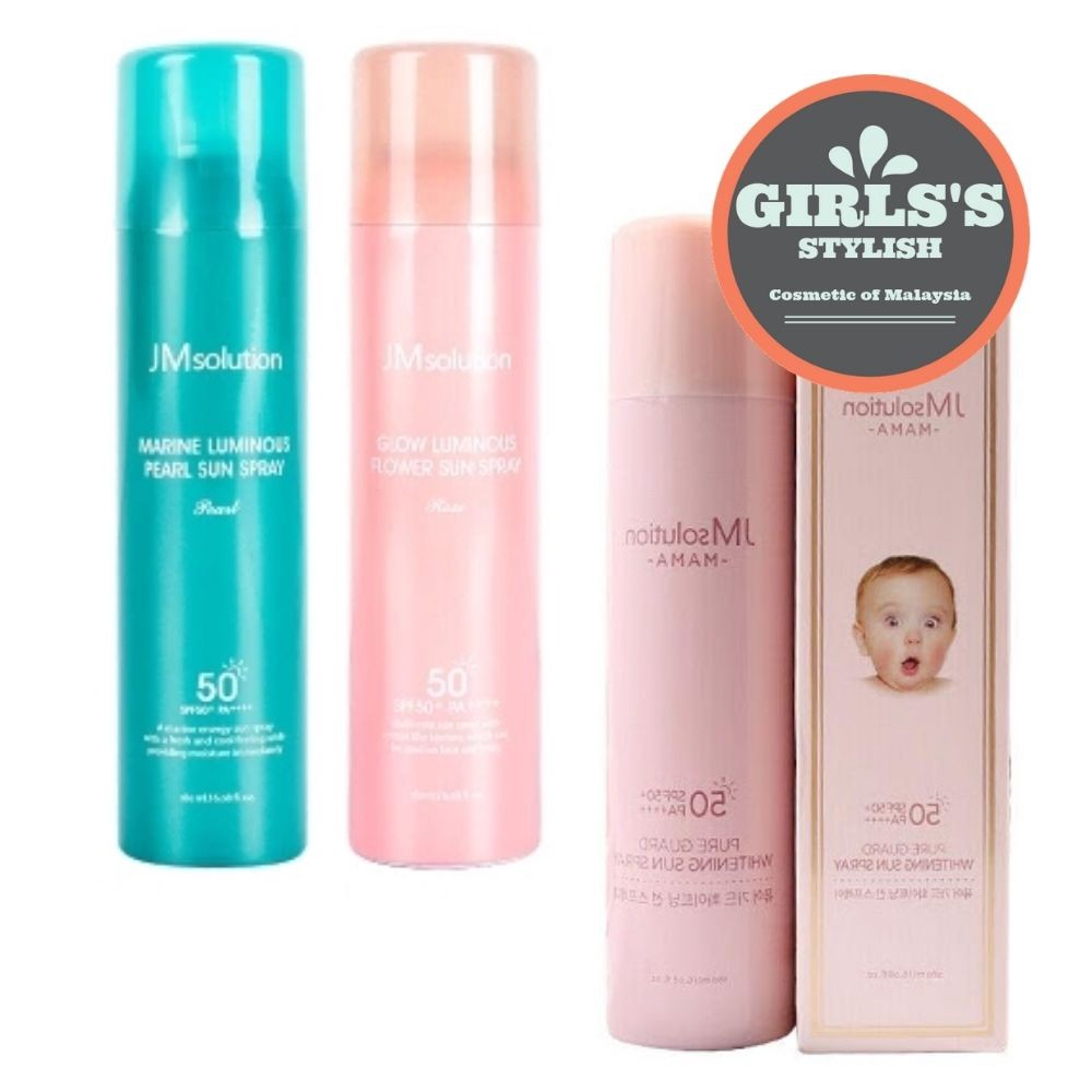 JM Solution Glow Luminous Pearl Flower Sun Spray SPF50+ PA+++ 180ml | Shopee Malaysia