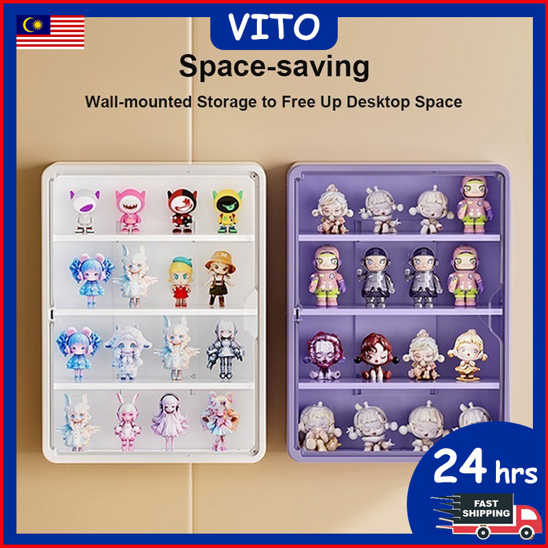 Acrylic Blind Box Display Case Magnetic Wall Mount Stackable for ...