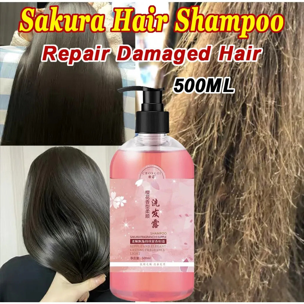 Sakura Hair Shampoo Japanes Perfume Shampoo Anti Dandruff Oil Control ...