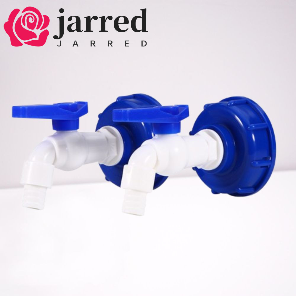 JARRED IBC Tank Tap Adapter Valve, S60x6 Coarse Thread 1/2'' 3/4'' IBC ...