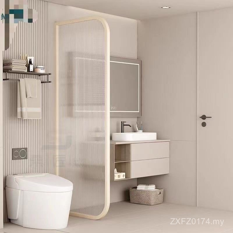 Changhong Dry Wet Separation Partition Wall Washbasin Glass Screen ...