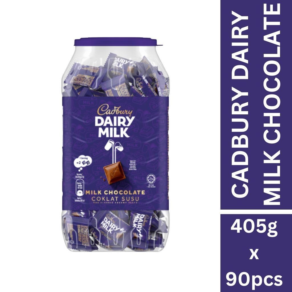 CADBURY Dairy Milk Chocolate Jar (405g x 90 pcs) | Shopee Malaysia