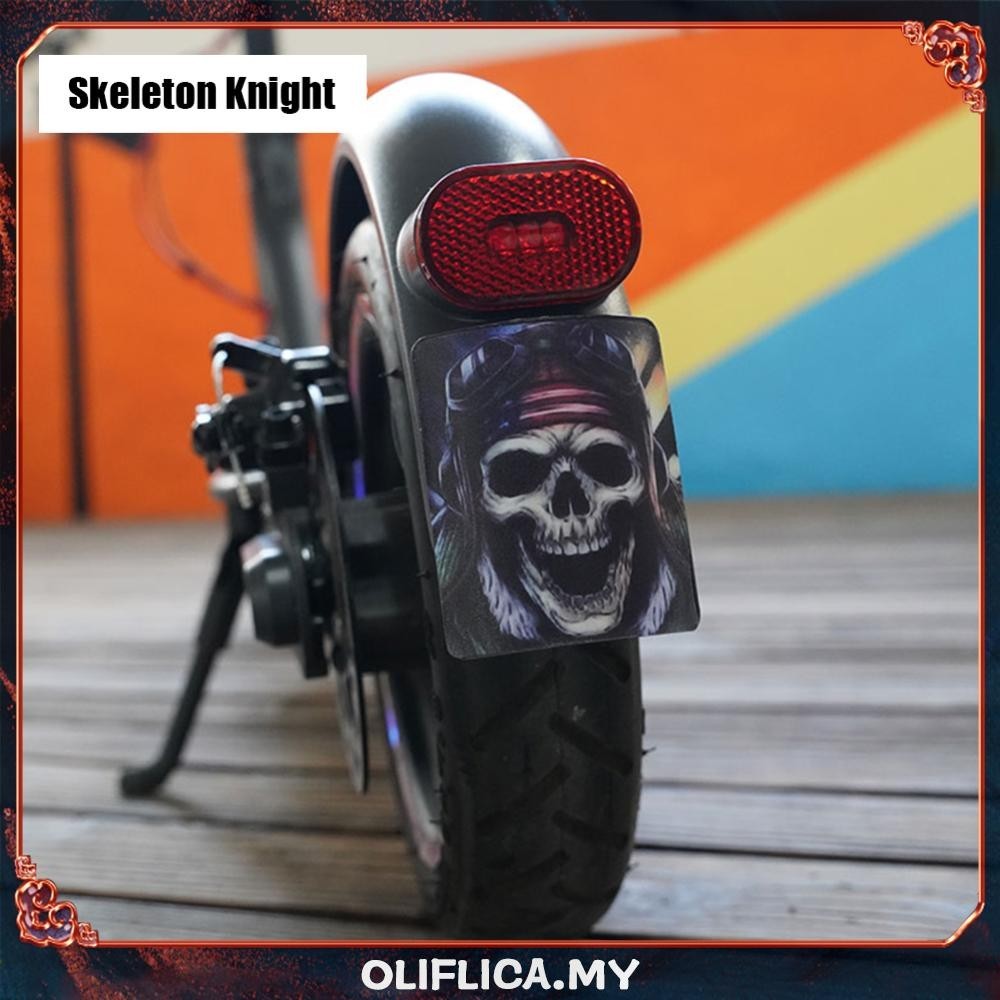 [Oliflica.my] Scooter License Plate Mudguard Reflective Stickers for ...