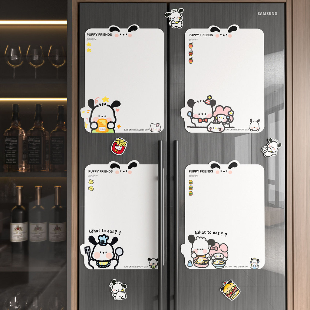 Ins Pacha Dog Magnetic Refrigerator Sticker Refrigerator Message Board ...