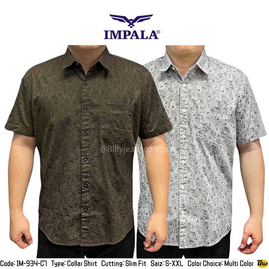 IMPALA Brand Men’s Slim Fit Casual Collar Shirt with pocket ( IM-934-C7 ...