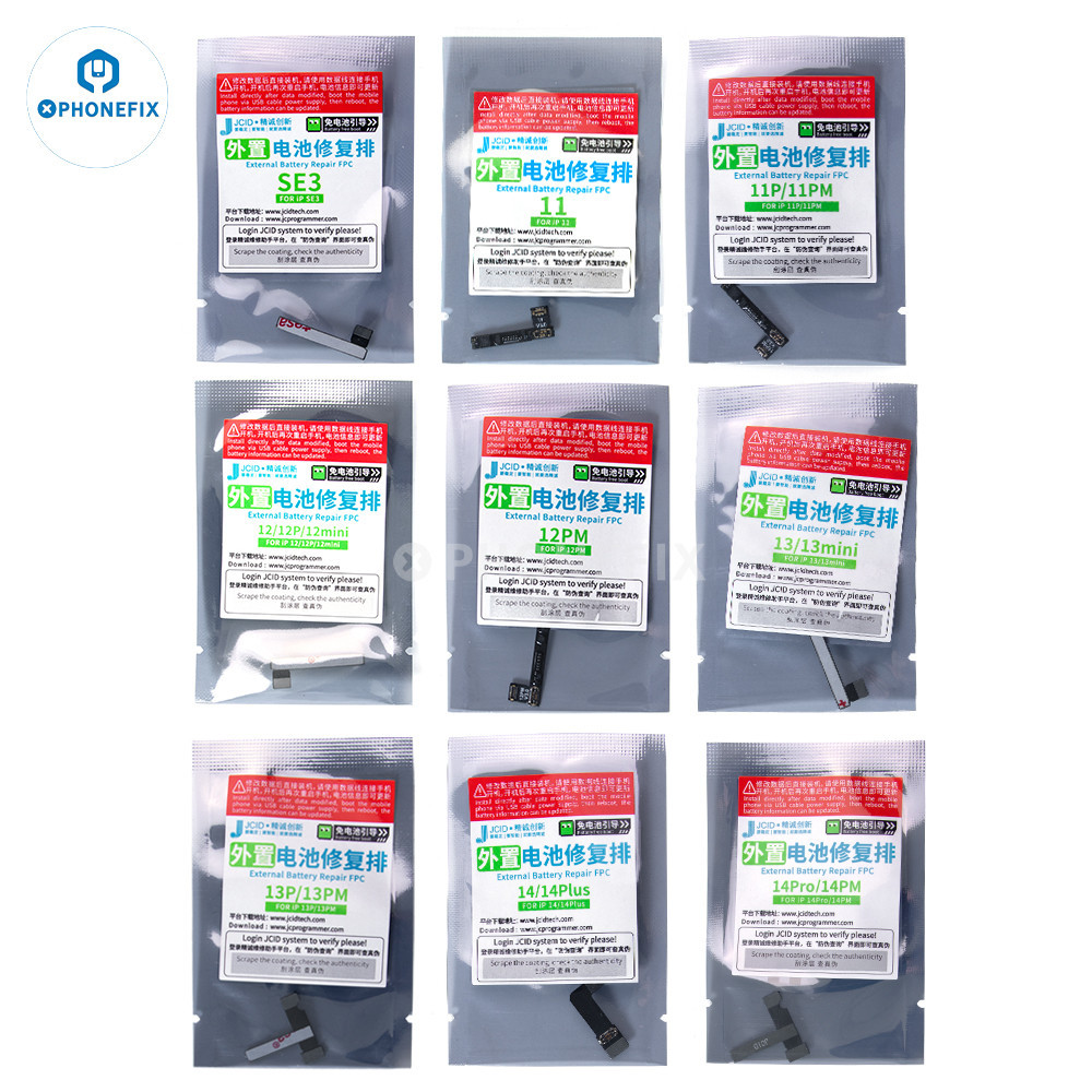 JCID JC Original Battery Repair Flex For Phone 11 12 13 14 15 Pro Max ...