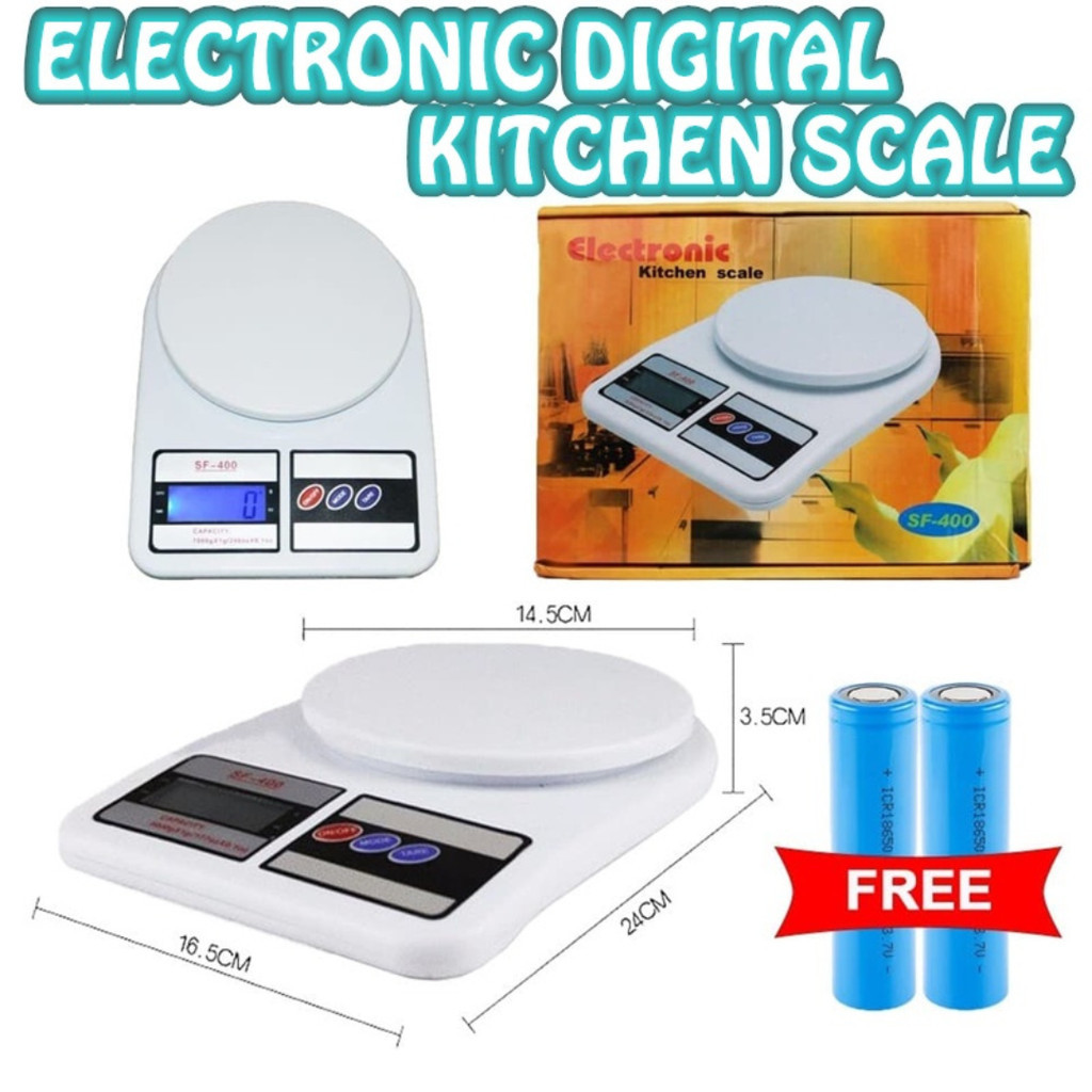 SF-400 Digital LCD Scale High Precision Electronic Kitchen Weighing Scale Food 10kg X 1g ...