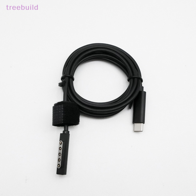 [treebuild] 15V 3A Surface Connect To Type C PD Fast Charging Cable Compatible For Microsoft ...