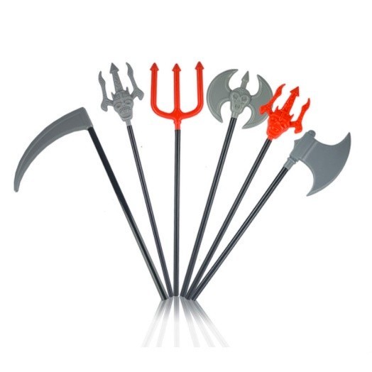 MSIA Ready Stock/ Trident Sickle Double Edged Axe Red Trigeminal Axe ...