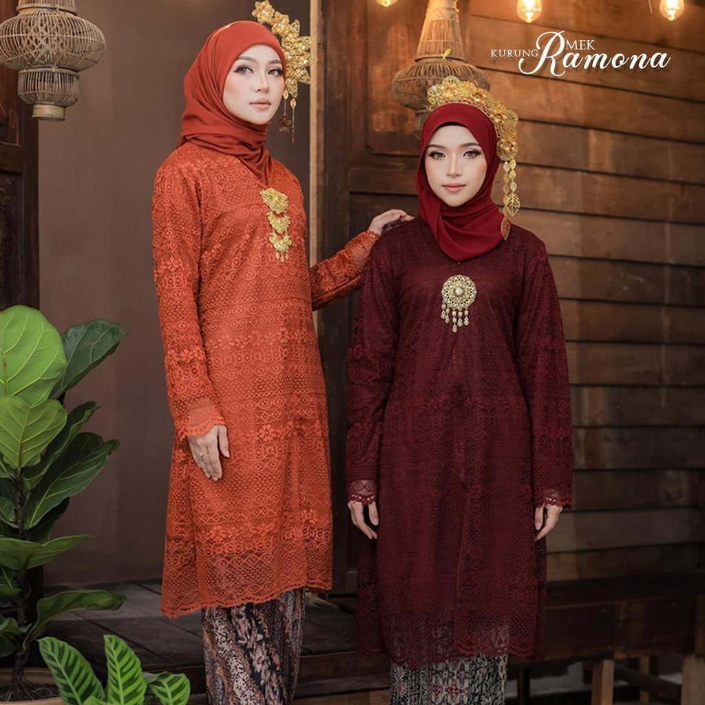 TUNIKMY Baju Kurung Mek Ramona Exclusive lace | Set baju raya viral ...
