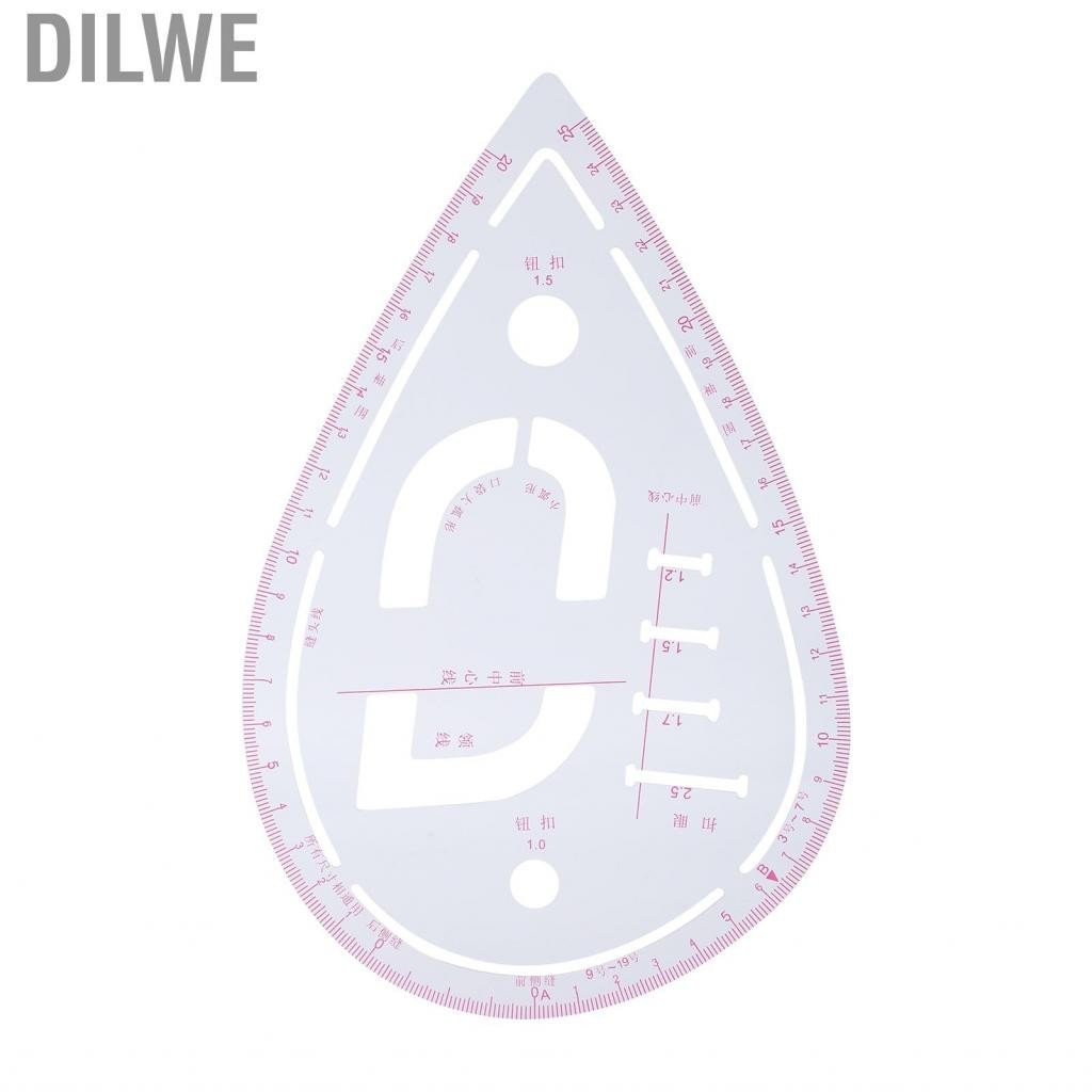 Dilwe Tracing Ruler Curve Placement Manual Cutting Boards For Pattern ...