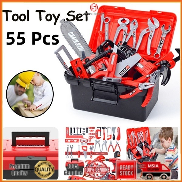 Tool Toys Set with Power Drill Simulation Repair Educational Toys ...