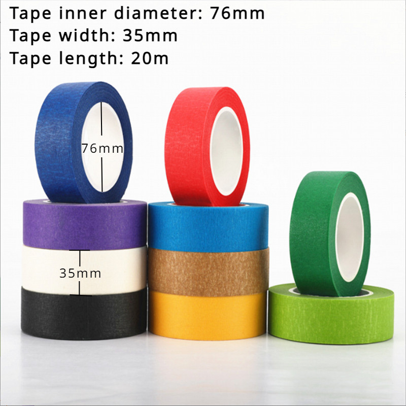 20 meters of multi-purpose masking tape with multiple colors to choose ...