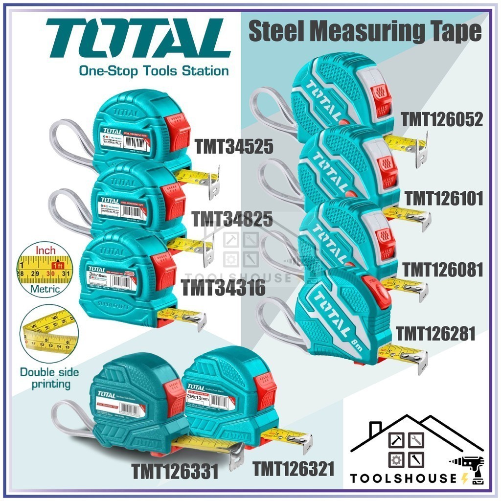 Total Steel Measuring Tape 钢卷尺 | Shopee Malaysia